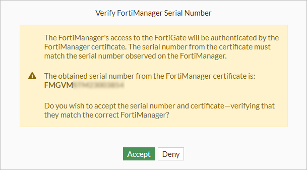 Validating FortiManager’s certificate before connection 7.2.8 | FortiGate / FortiOS 7.2.0 ...